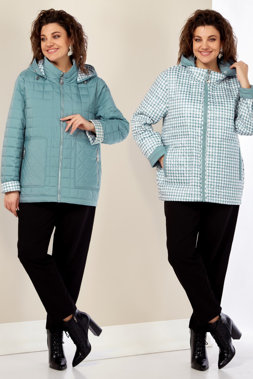 Куртка 2182 ментол Shetti купить в интернет магазине | в наличии